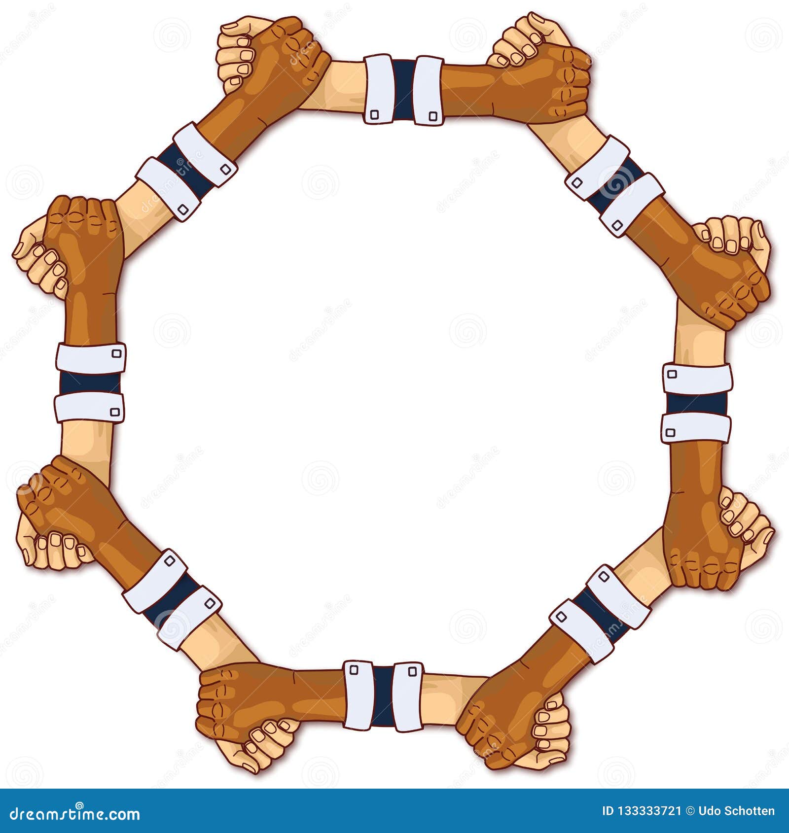 Mandatory Sign Use Handrail Cartoon Vector | CartoonDealer.com #133333721