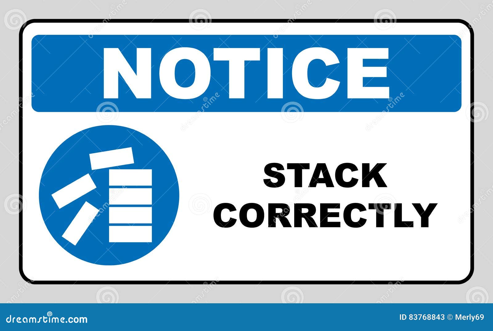 Stack Correctly Symbol Sign, Vector Illustration, Isolate On White ...