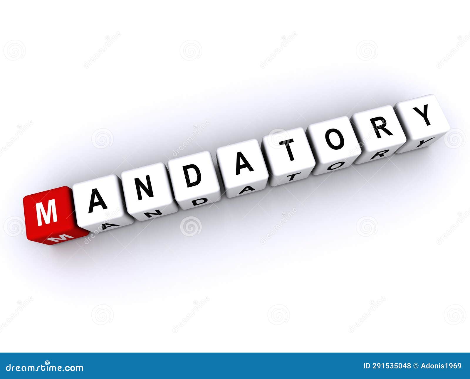 Mandatory On White Paper Royalty-Free Stock Image | CartoonDealer.com ...