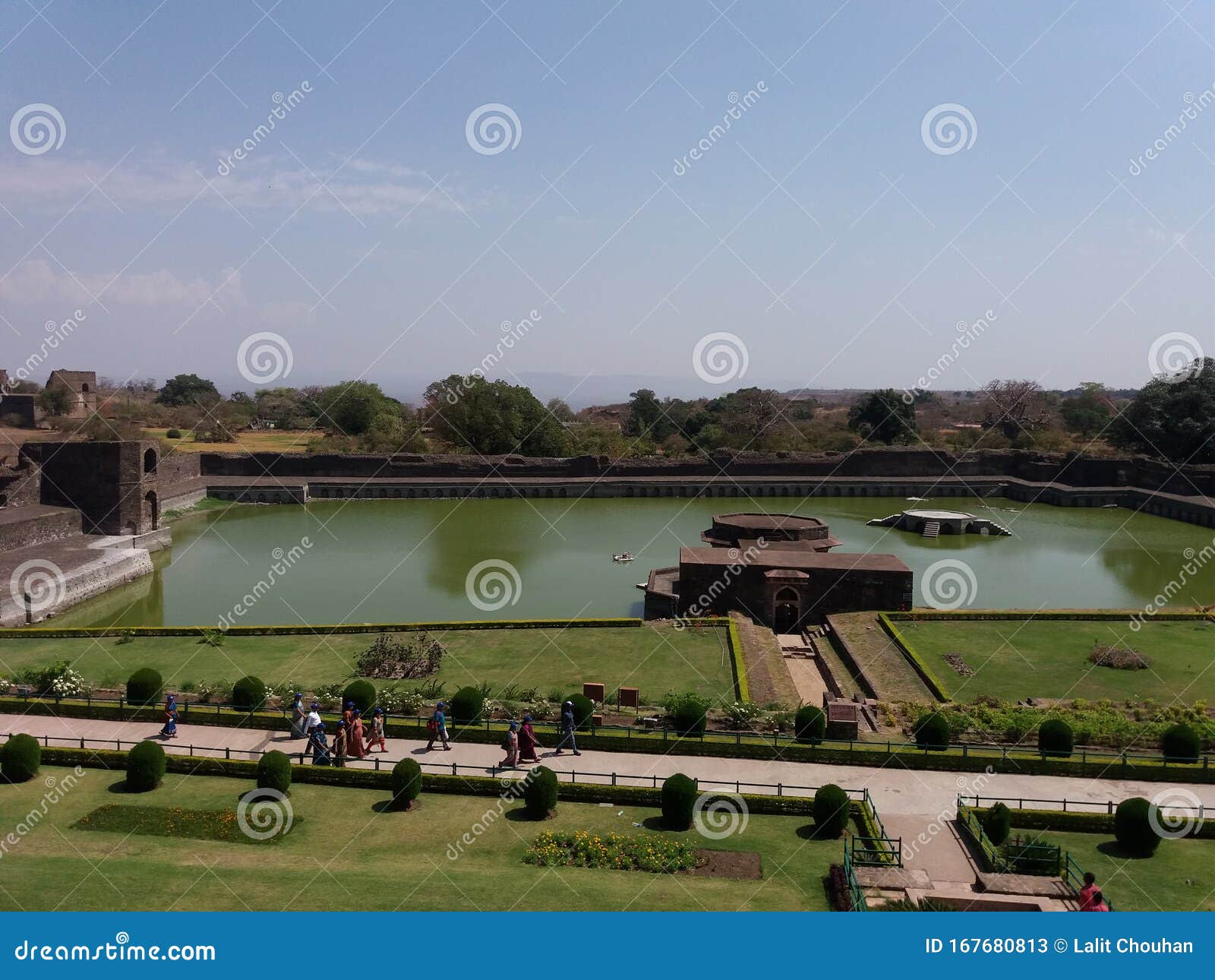 Mandav lake in mp india stock image. Image of pink, hawa - 167680813