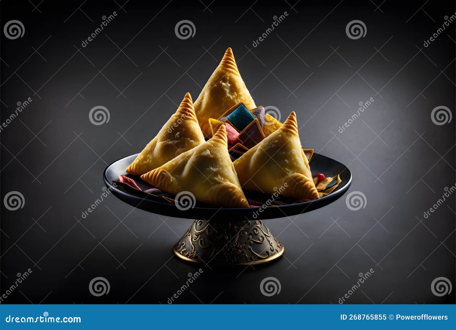 MANDAZI on Black Background Created with Generative AI Technology Stock ...