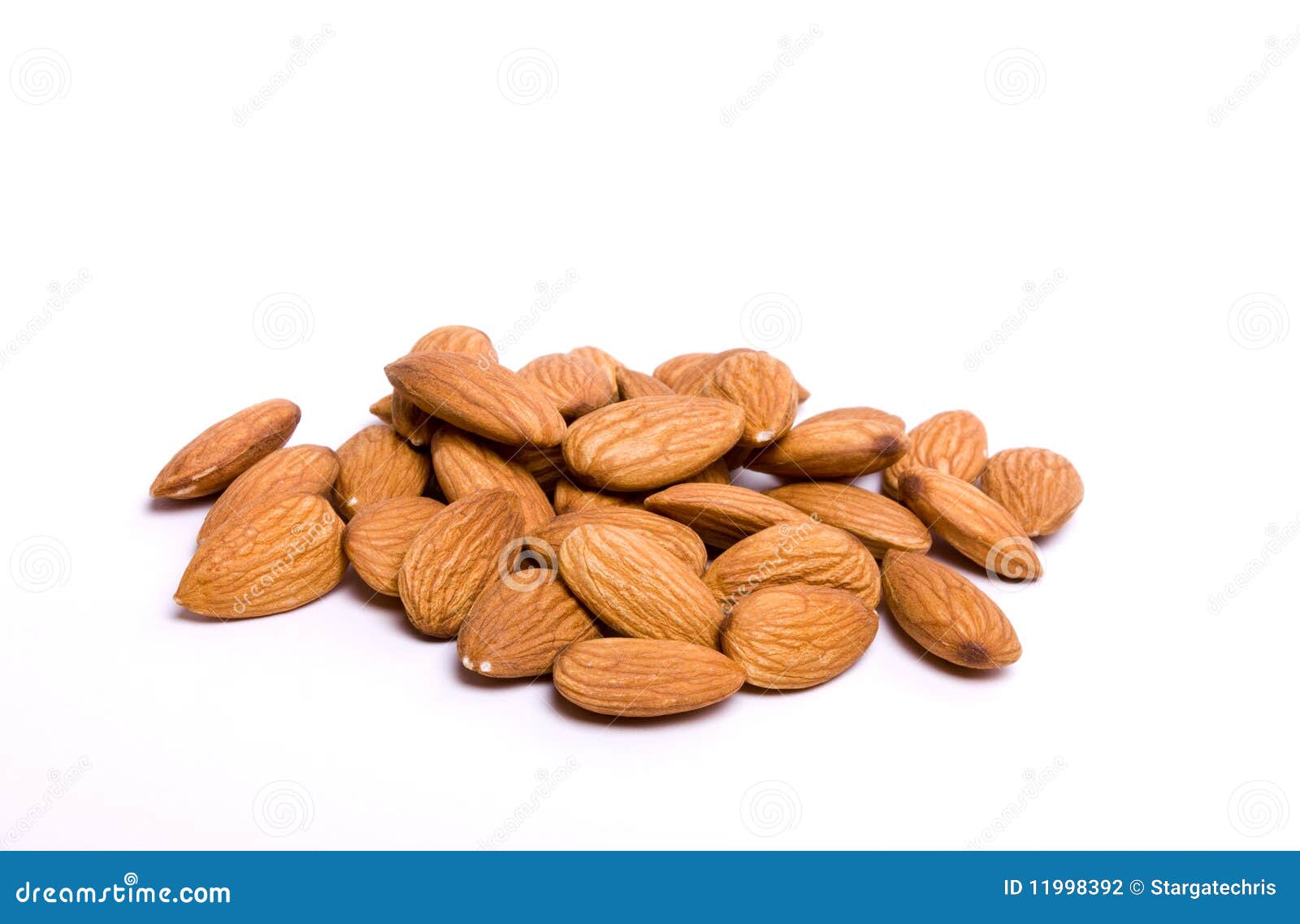 Mandel-Stapel stockfoto. Bild von haufen, bestandteil - 11998392