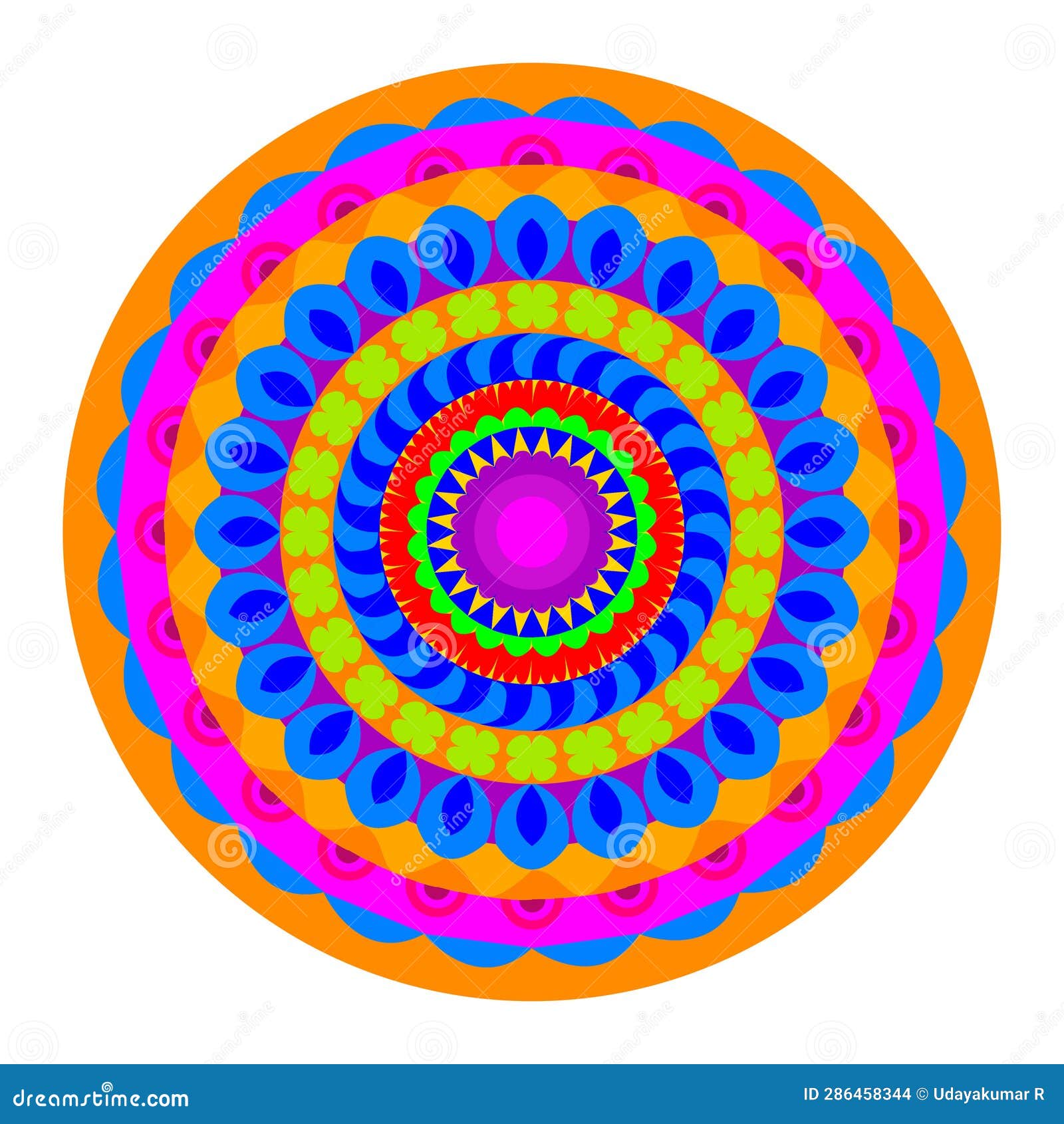 The Mandela Pattern Poster Page Learn Cartoon Vector | CartoonDealer ...