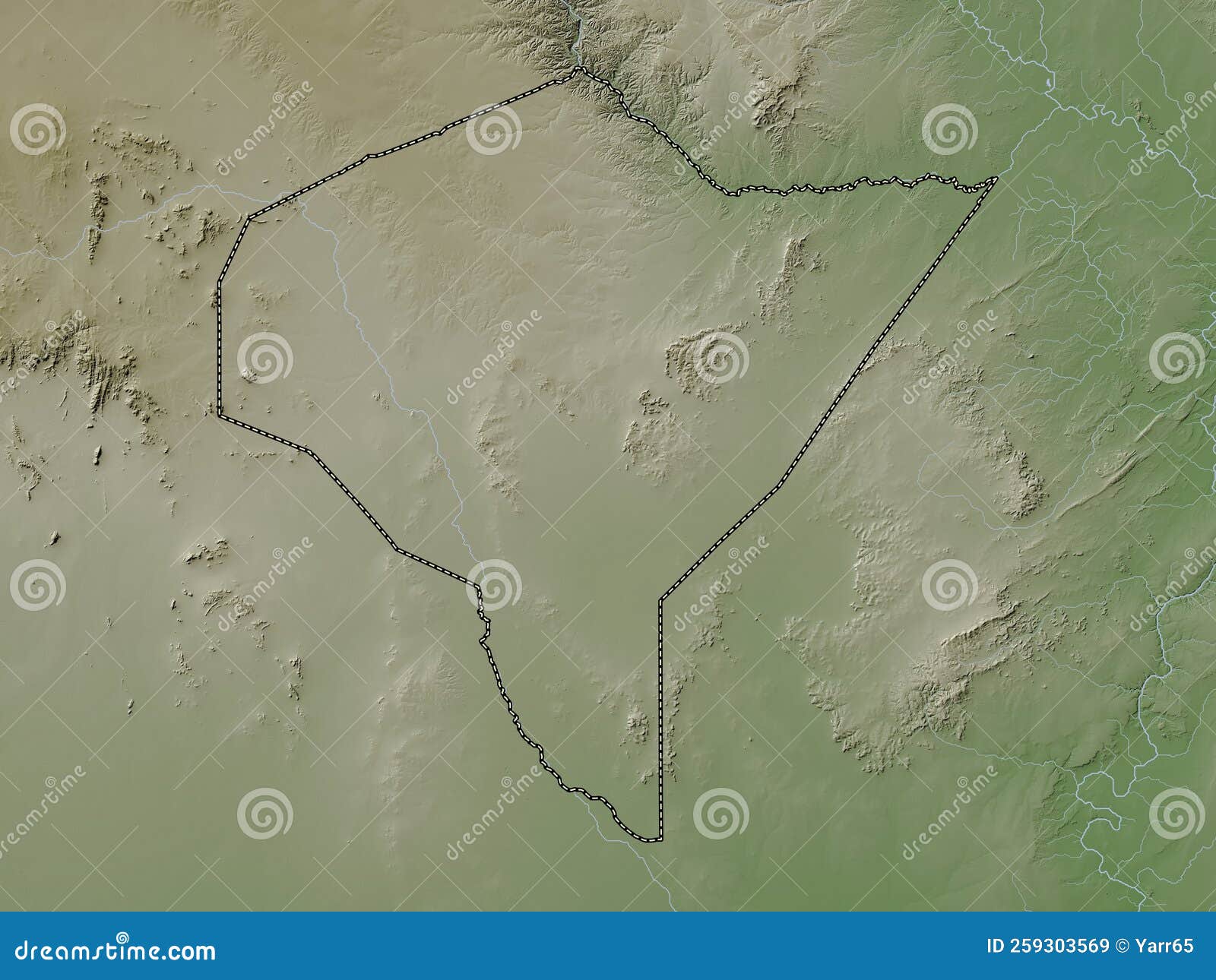 Mandera, Kenya. Wiki. No Legend Stock Image - Image of chepareria ...