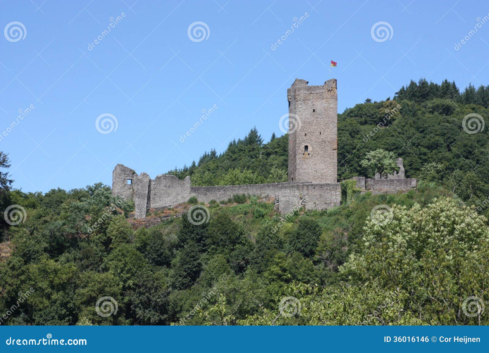 Manderscheid City and Surroundings Stock Photo - Image of beautiful ...