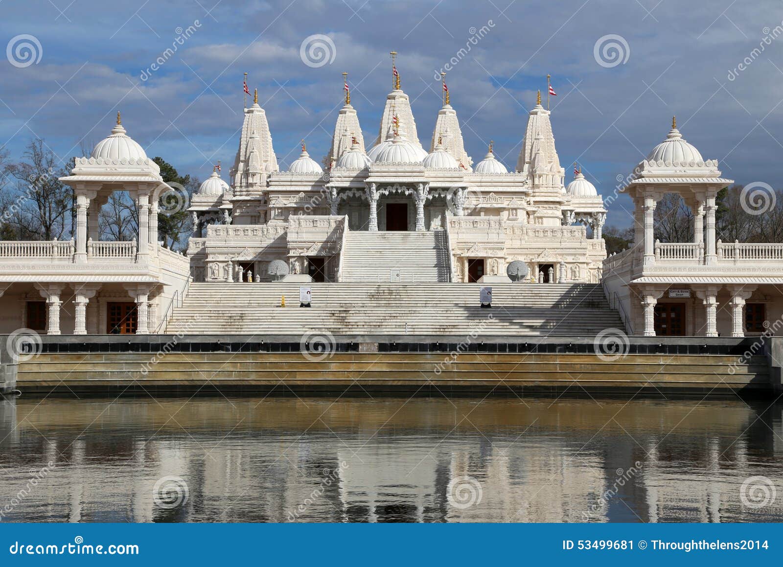 Mandir stock image. Image of swaminarayan, georgia, garden - 53499681