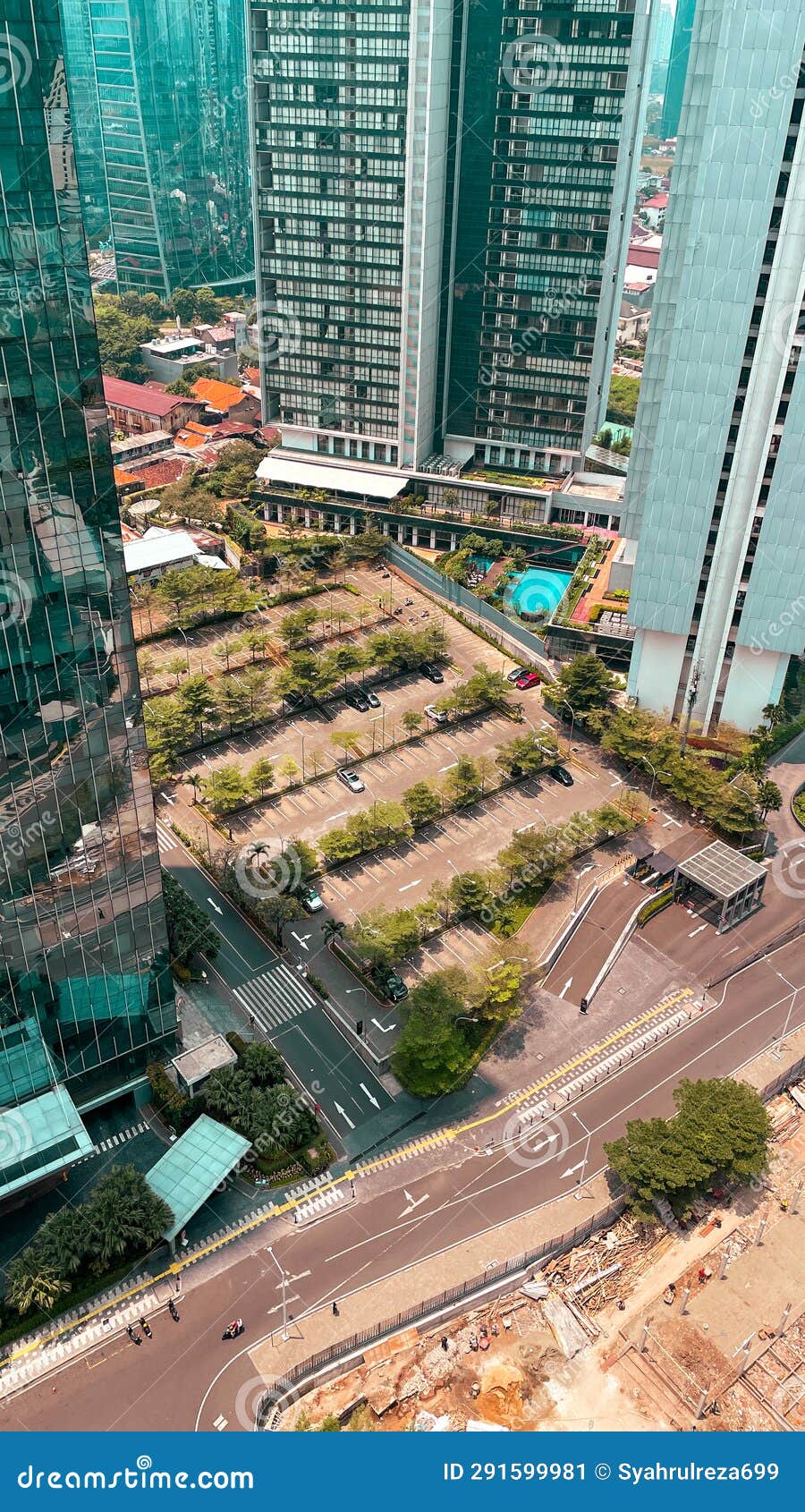 Mandiri building jakarta stock image. Image of mandiri - 291599981