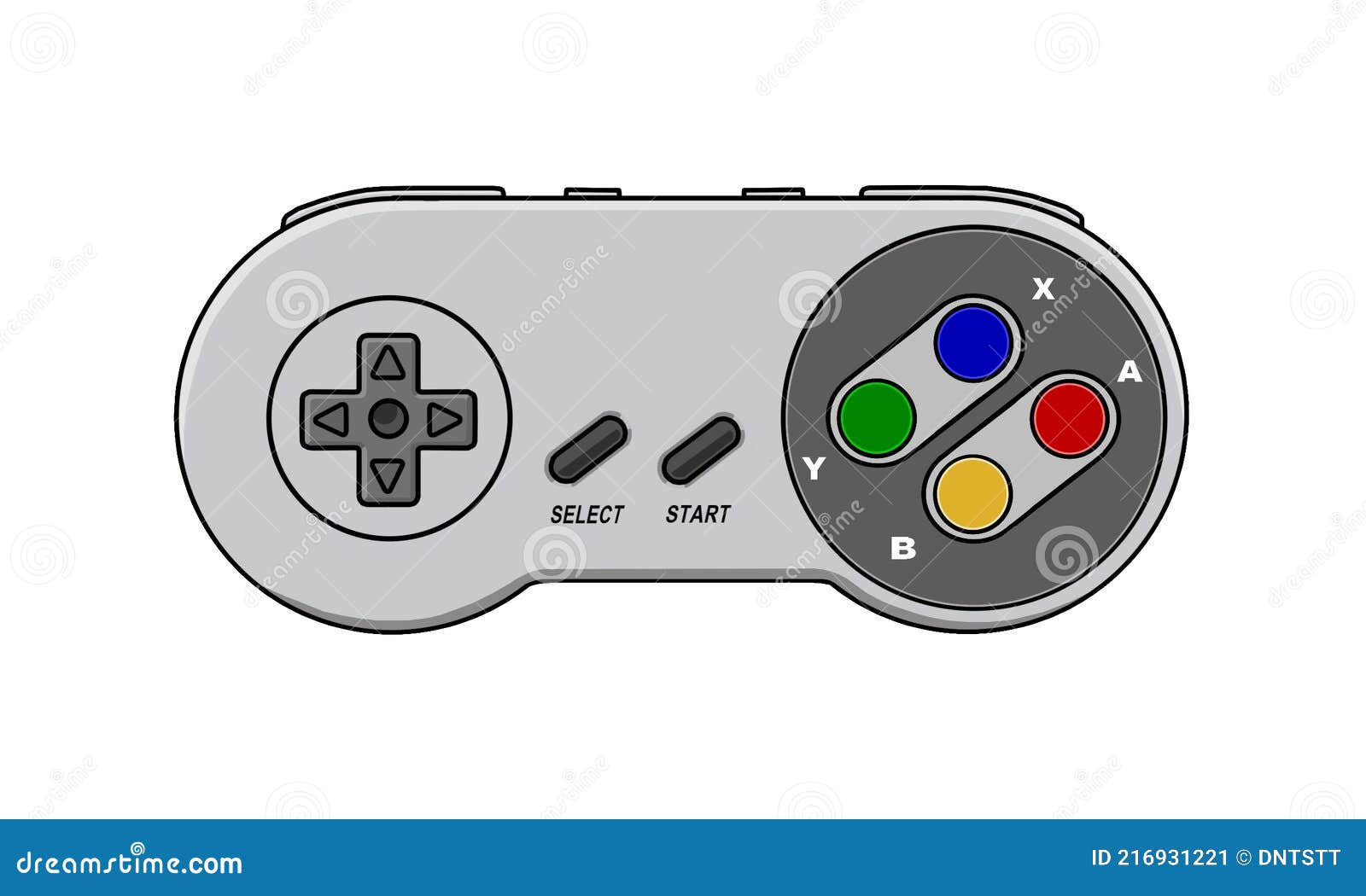 Mando retro stock de ilustración. Ilustración de color - 216931221