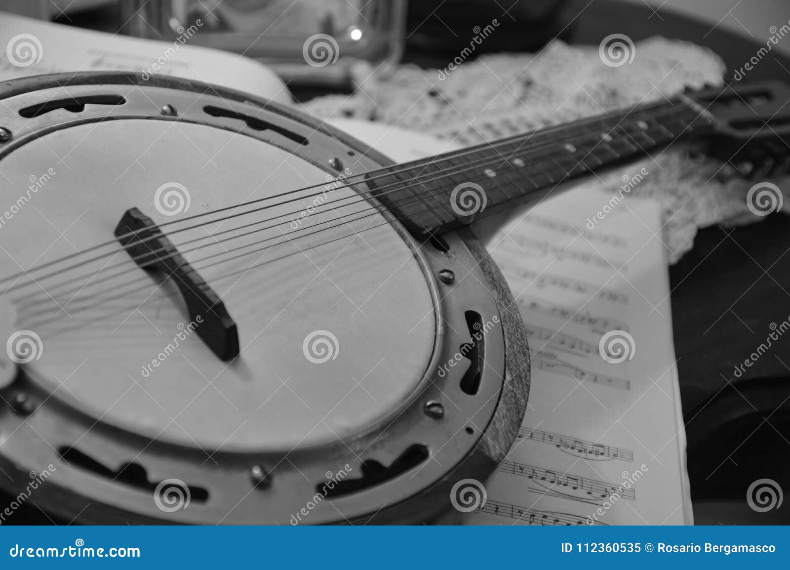 Mandolin banjo instrument stock image. Image of banjo - 112360535