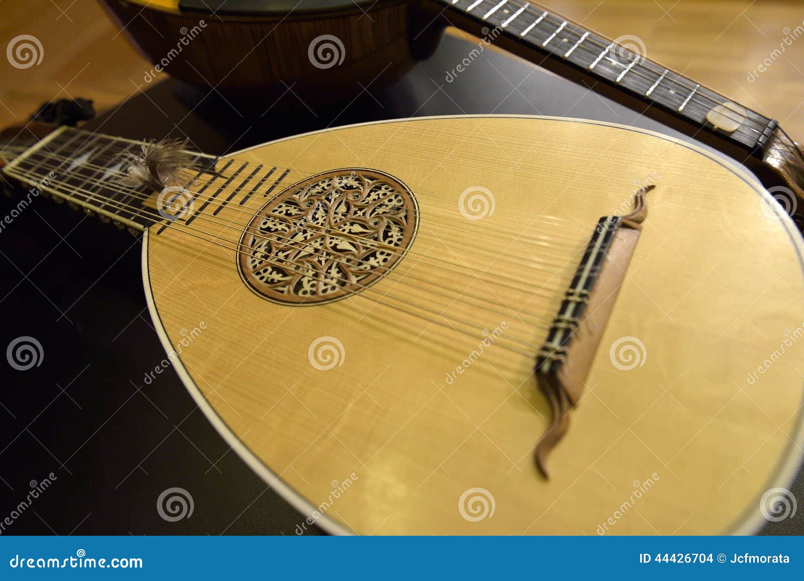 Mandolin and plectrum stock photo. Image of plectrum - 44426704