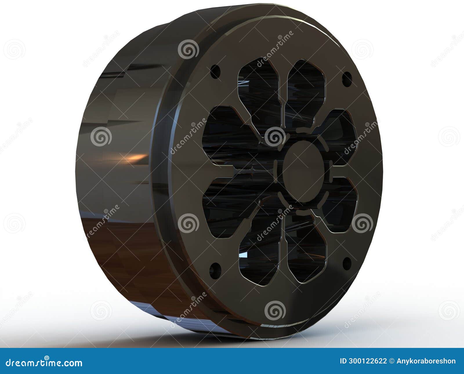 Mandrel Die for Pipe Extrusion 3D Rendering V1 Stock Illustration ...