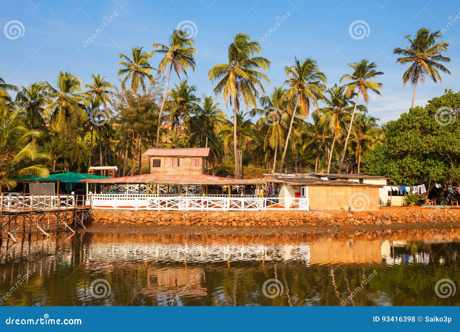 Mandrem beach Goa India stock photo. Image of mandrem - 93416398