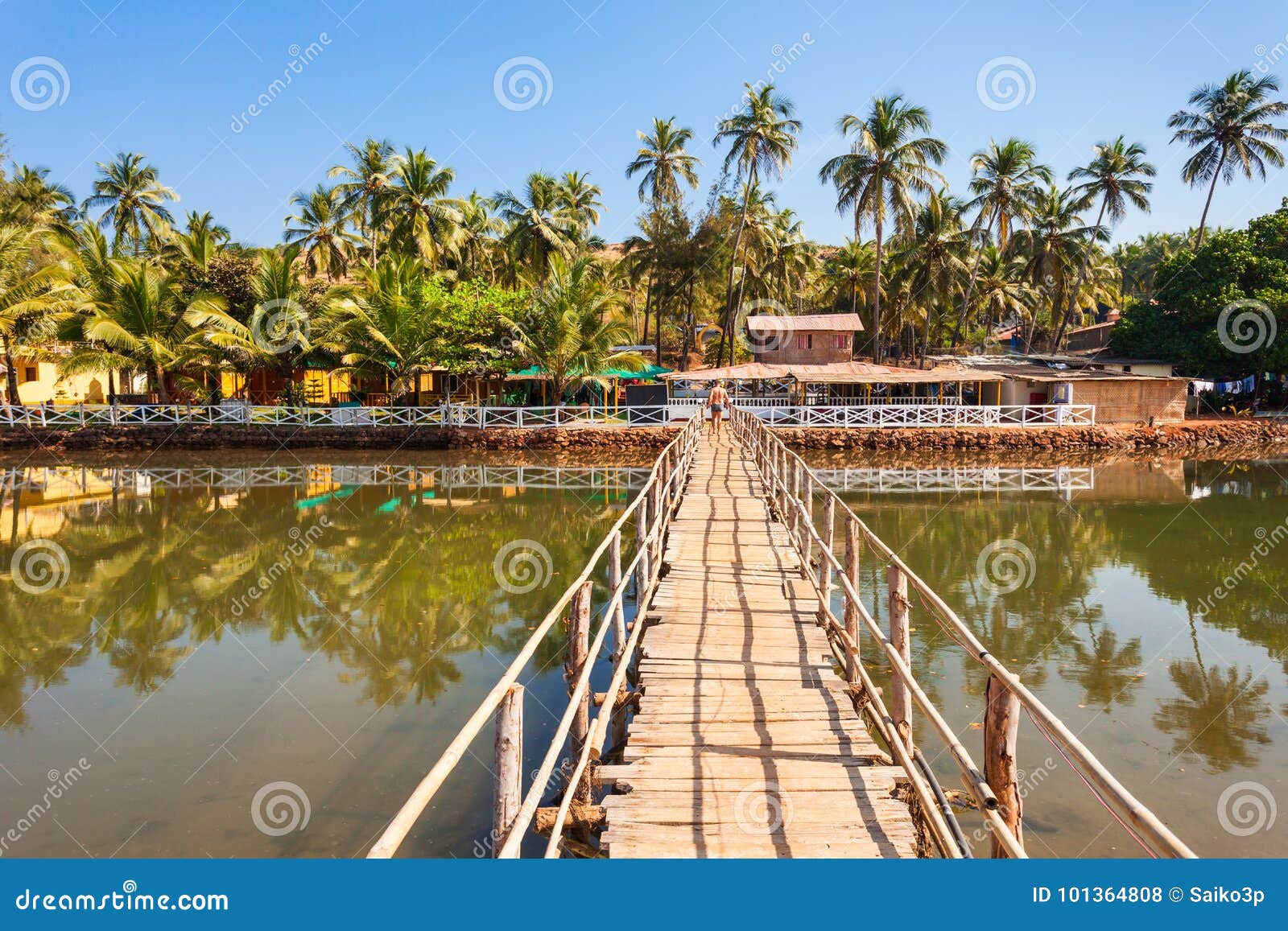 Mandrem strand Goa Indien arkivfoto. Bild av bricked - 101364808