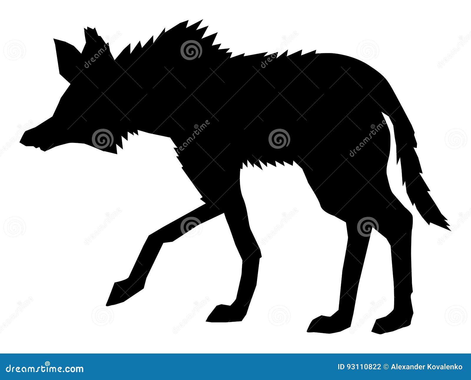 Wolf Side View Head Icon Vector Illustration | CartoonDealer.com #227992084