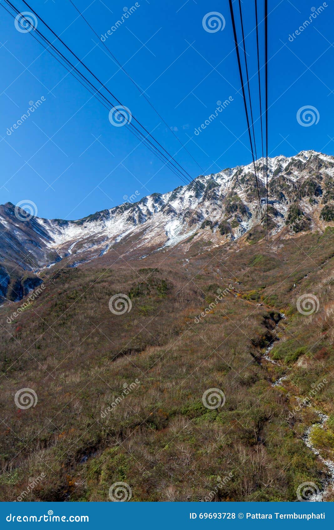 Maneira Da Corda Sobre O Vale Foto de Stock - Imagem de vista, deslizar ...