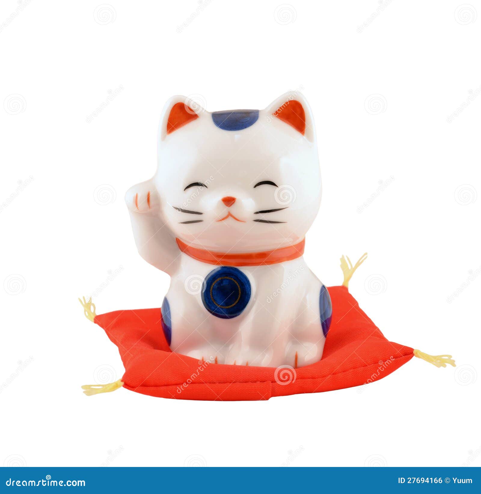 Maneki Neko Feng Shui Japanese Lucky Cat Stock Photography ...