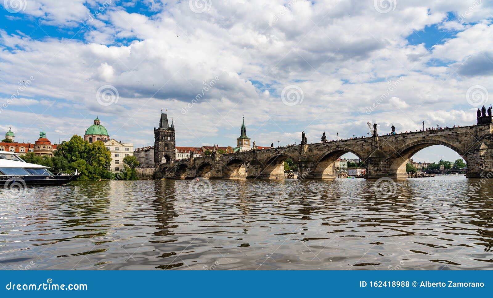 Manes Bridge Prague in Czech Republic Stock Photo - Image of landmark ...
