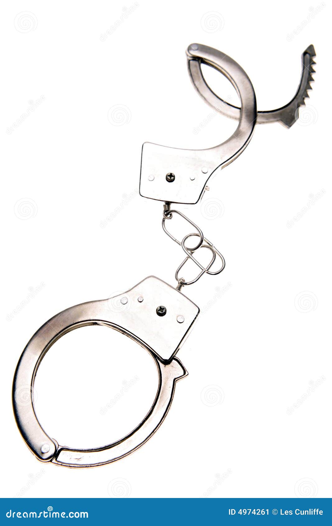 Manette immagine stock. Immagine di oggetti, cromo, manette - 4974261