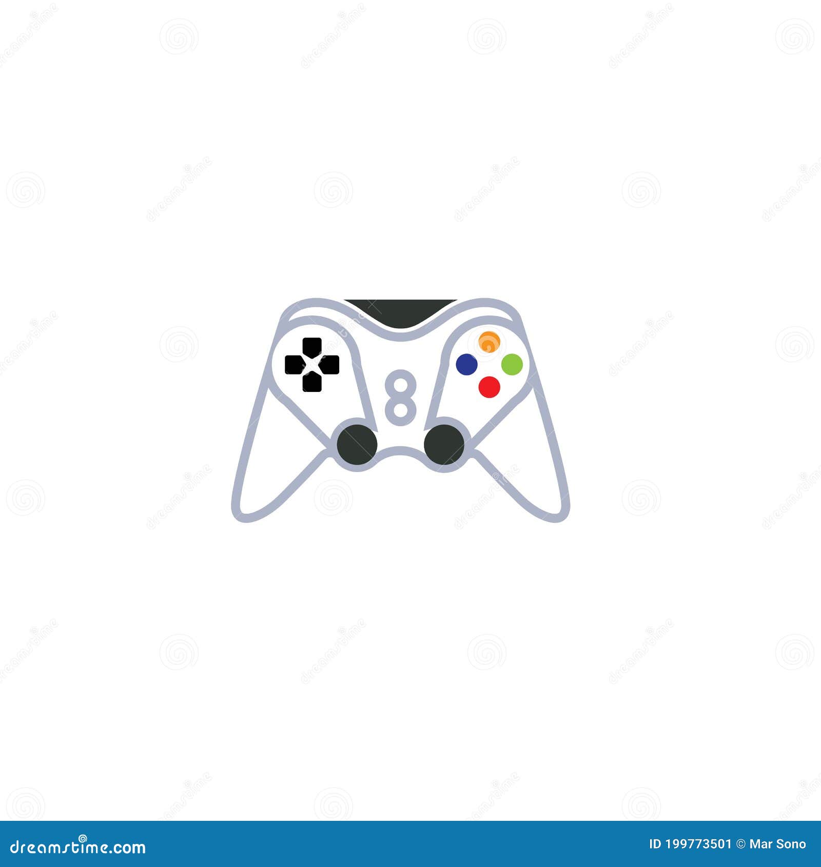 Manette Logo Concept Design Vector Illustration Stock - Illustration du ...