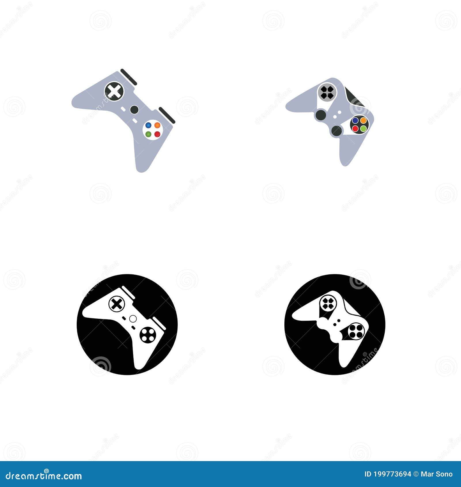 Manette Logo Concept Design Vector Illustration Stock - Illustration du ...