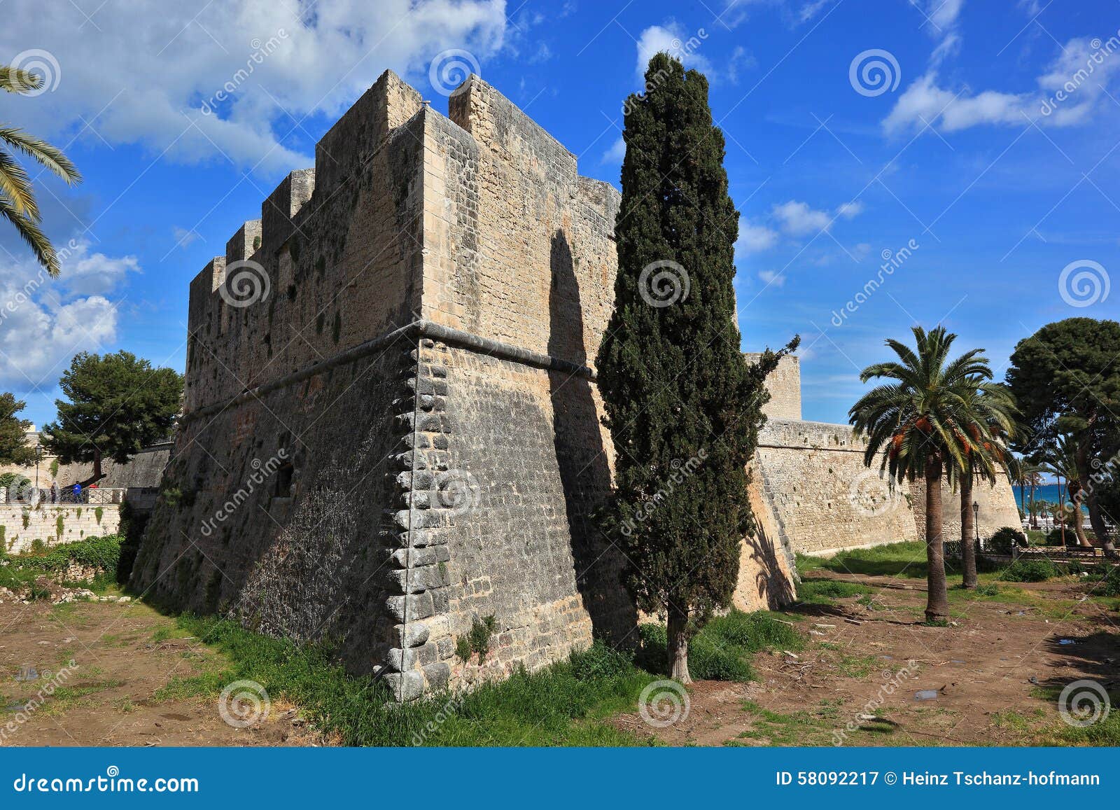 Manfredonia, Apulia, Italy stock image. Image of wall - 58092217