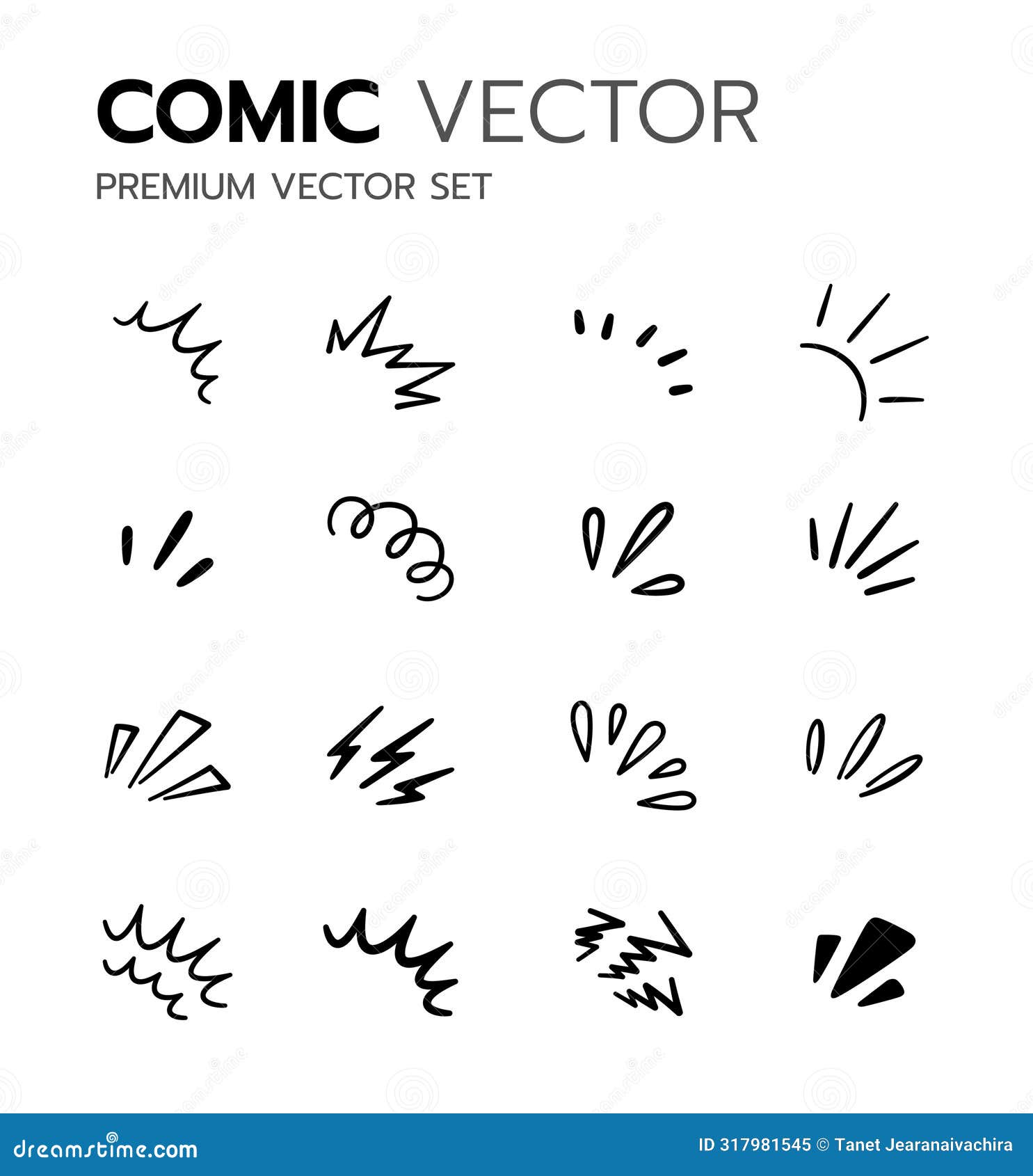 Manga Comic Explosion, Motion Or Movement Effect, Vector Background ...