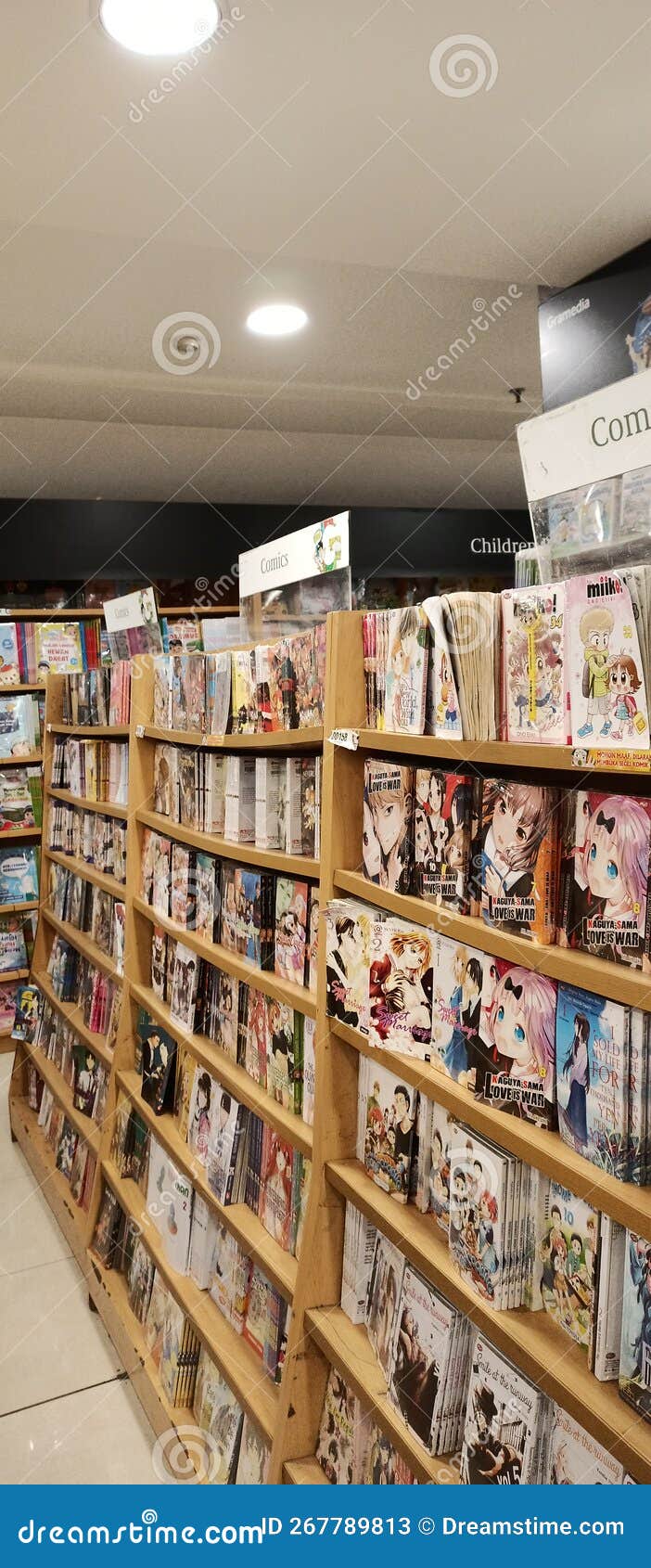 Manga isle editorial stock photo. Image of comic, store - 267789813