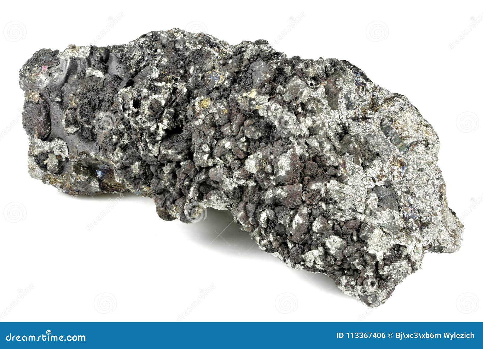 Manganese stock photo. Image of elemental, chunk, high - 113367406
