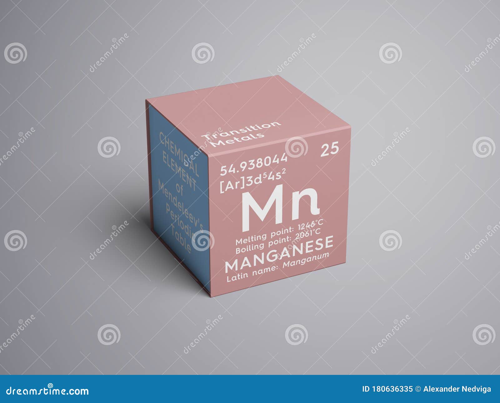 Manganese Manganum Transition Metals Chemical Element Of Mendeleev S