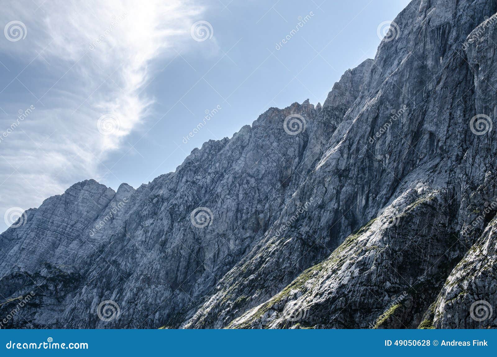 Mangart stock photo. Image of hill, peak, julian, italia - 49050628