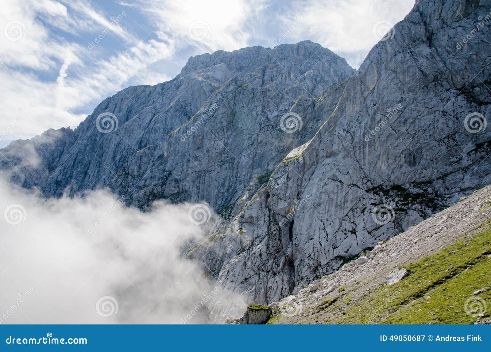 Mangart stock image. Image of mangrt, slovenia, alps - 49050687