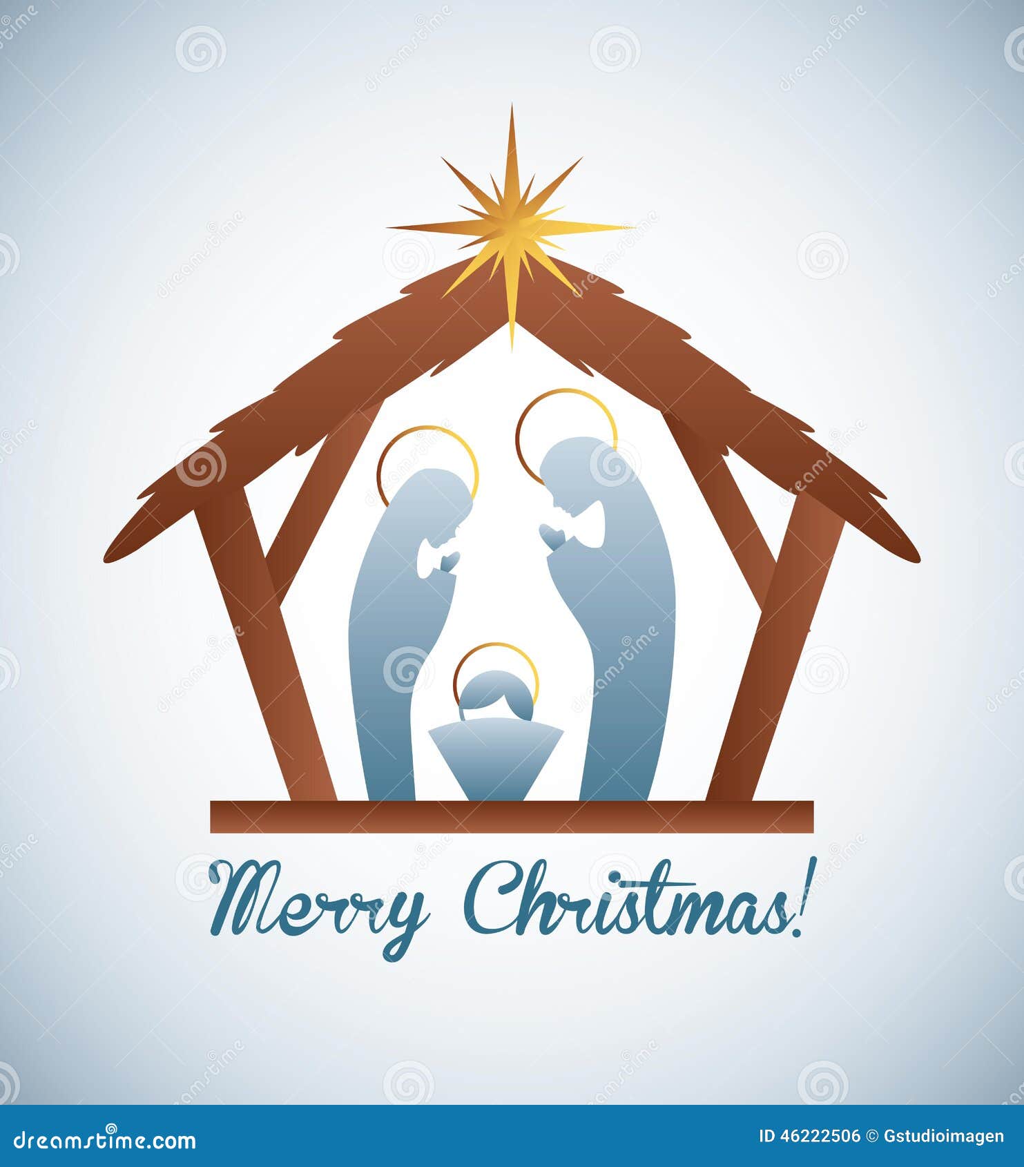 Manger design stock vector. Illustration of nativity - 46222506