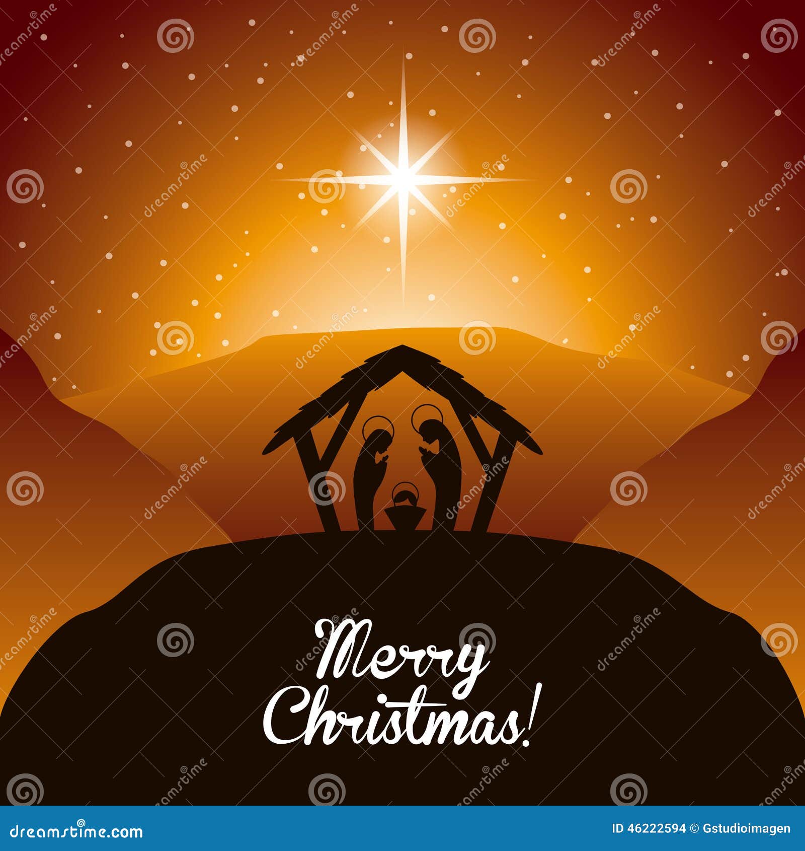 Manger design stock vector. Illustration of mary, manger - 46222594