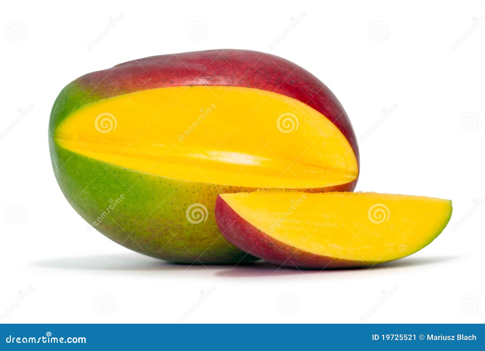 Mango imagen de archivo. Imagen de aislado, gusto, bocado - 19725521