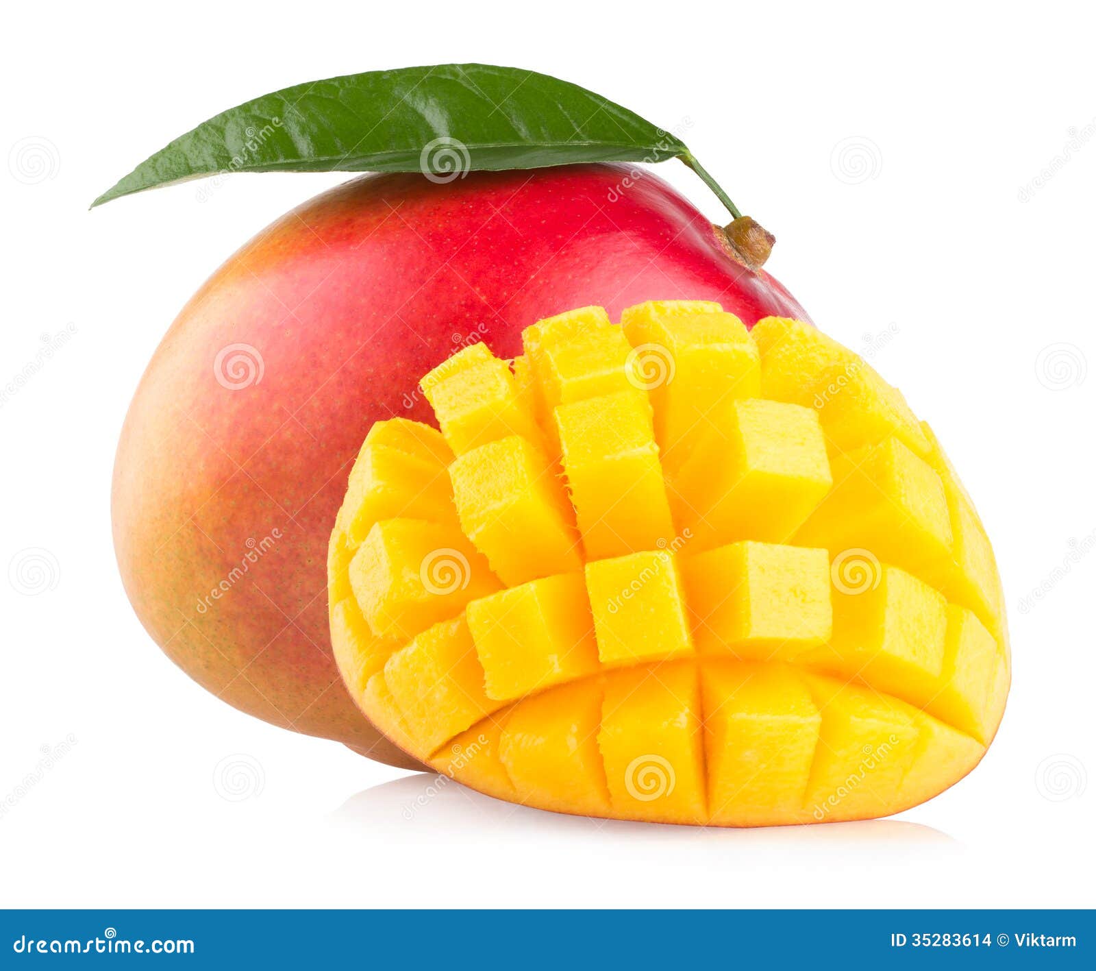 Mango foto de archivo. Imagen de fruta, verde, blanco - 35283614