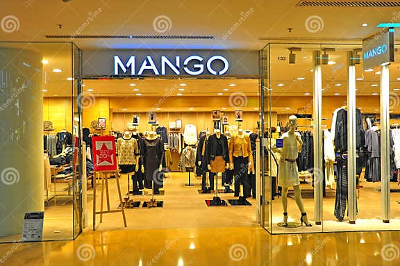 Mango Apparel Store Hong Kong Editorial Stock Photo - Image of store ...