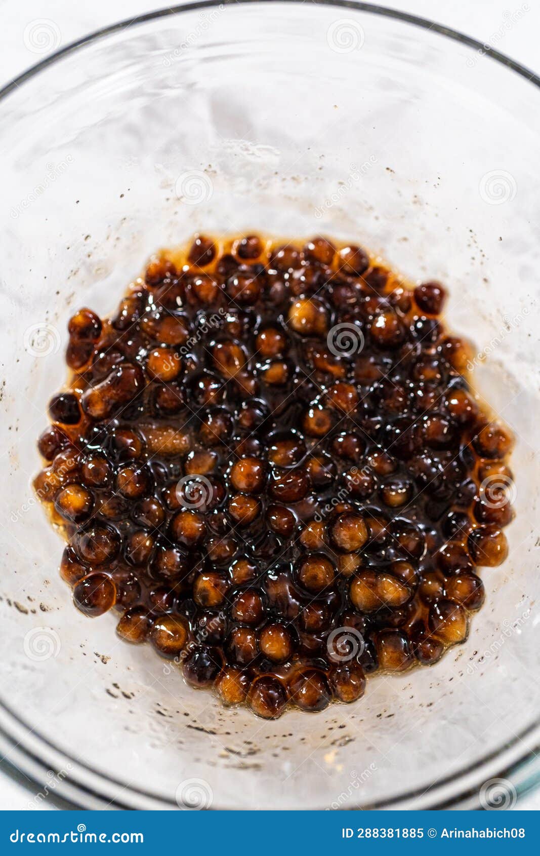 Mango boba smoothie stock image. Image of bowl, sweetened - 288381885