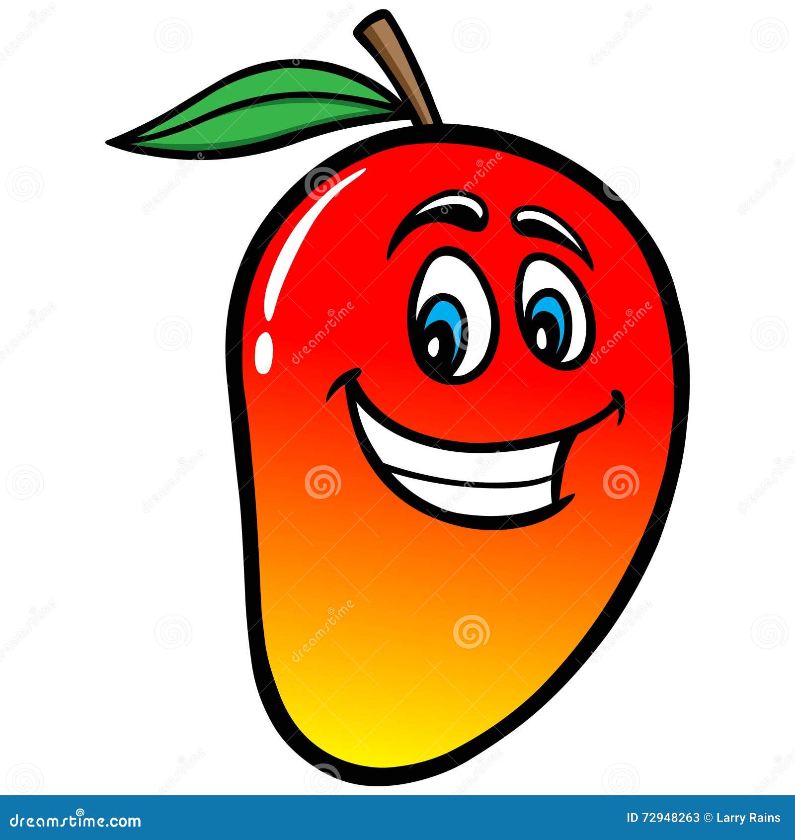 Mango Cartoon stock illustration. Illustration of drink - 72948263