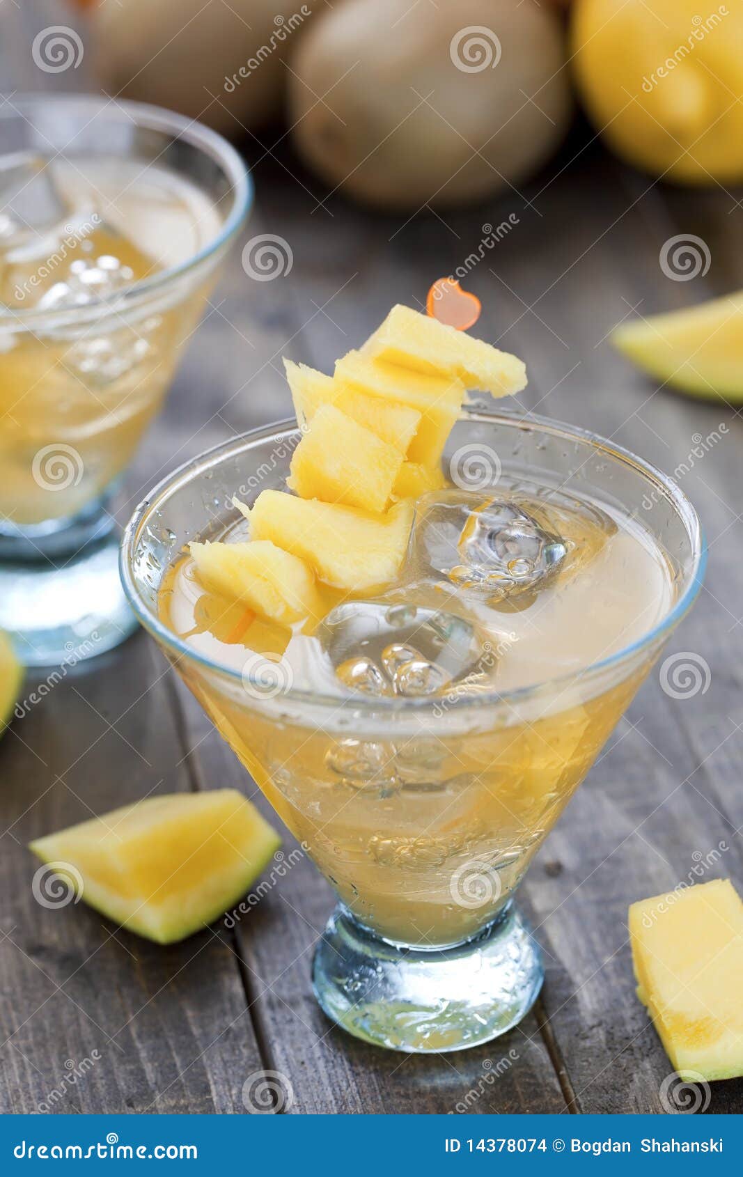 Mango cocktail stock photo. Image of chilly, glass, alcohol - 14378074