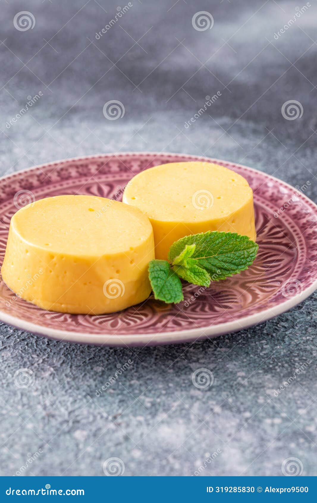 Mango and cream jelly stock photo. Image of jelly, puree - 319285830