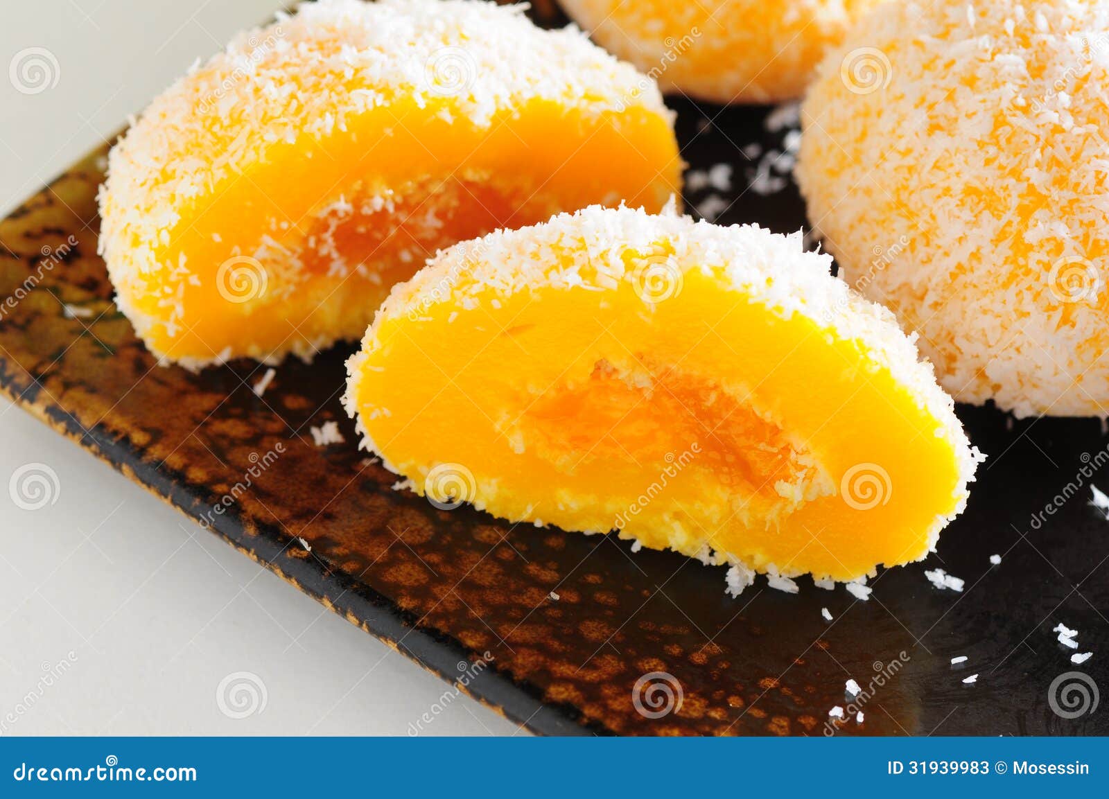 Mango dumpling dessert stock image. Image of snack, food - 31939983