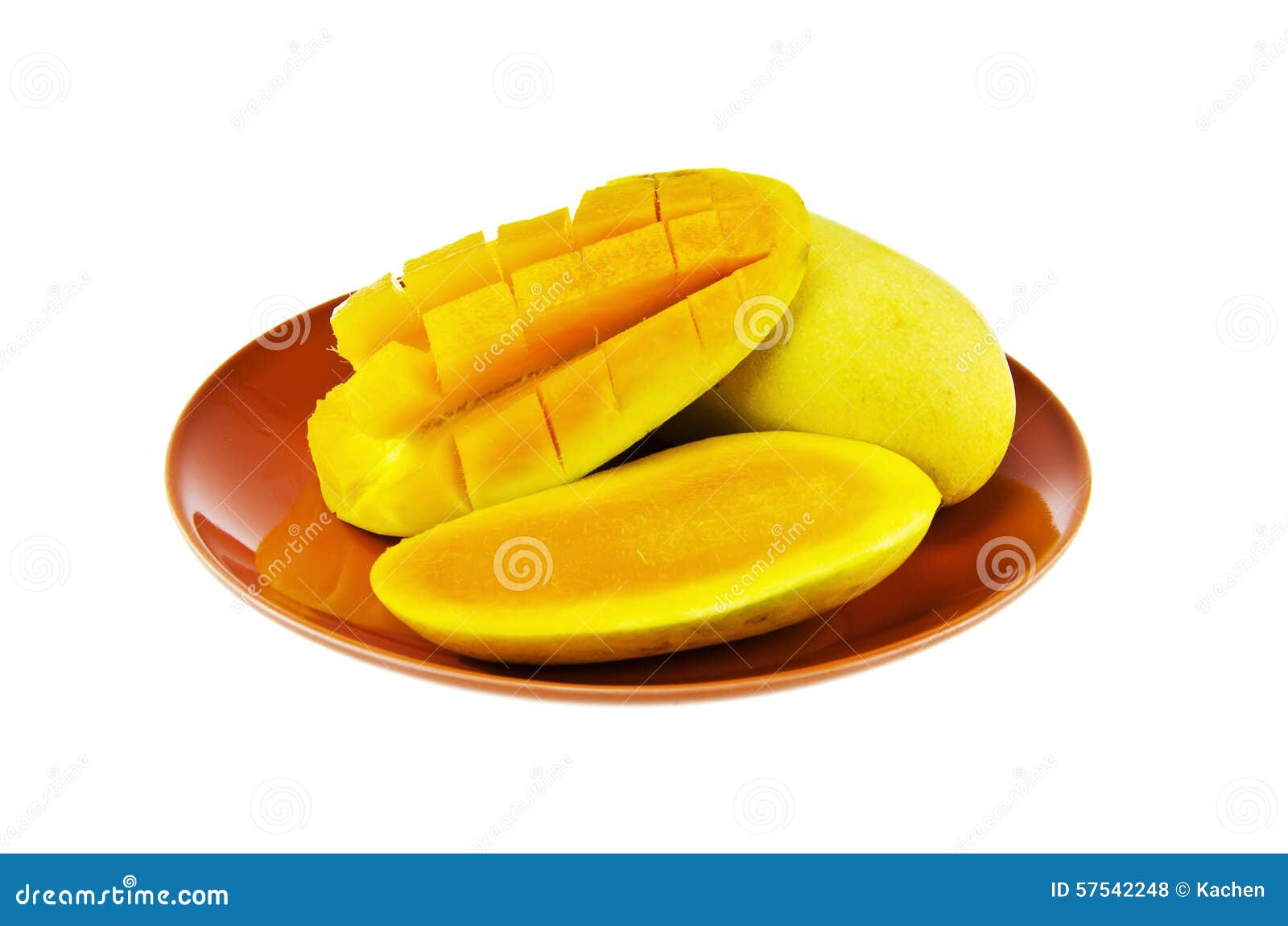 Mango five stock photo. Image of dish, slice, mango, sweet - 57542248