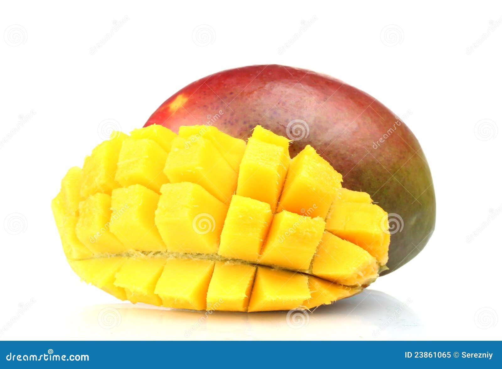 Mango fresco imagen de archivo. Imagen de rojo, desayuno - 23861065