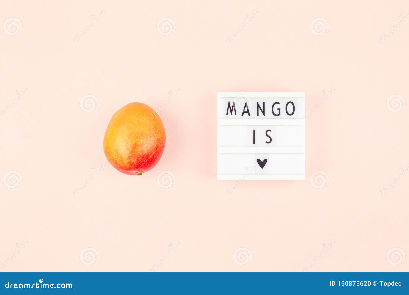 Mango Fruit in Creative Composition Stock Photo - Image of concept ...