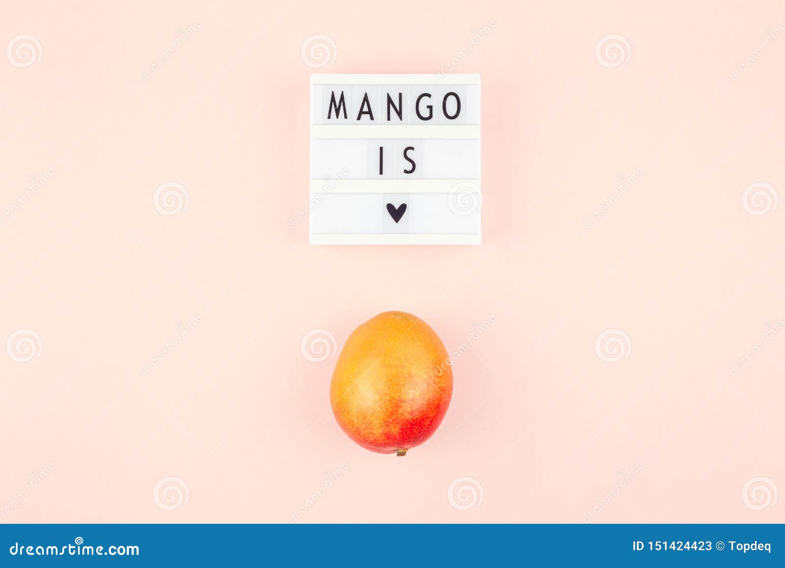 Mango Fruit in Creative Composition Stock Image - Image of exotic ...