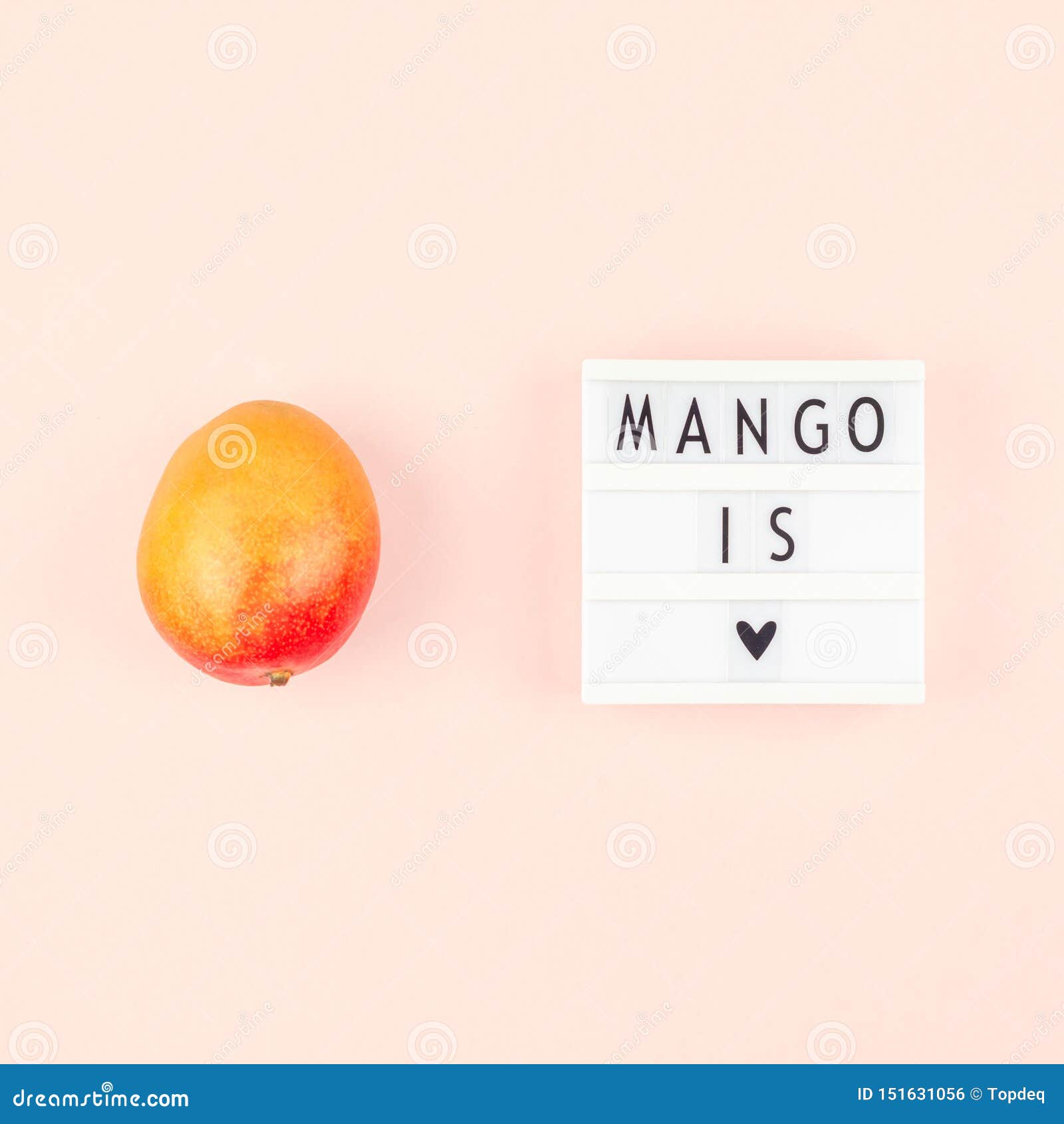 Mango Fruit in Creative Composition Stock Photo - Image of healthy ...