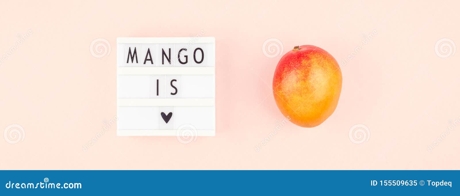 Mango Fruit in Creative Composition Stock Image - Image of design ...