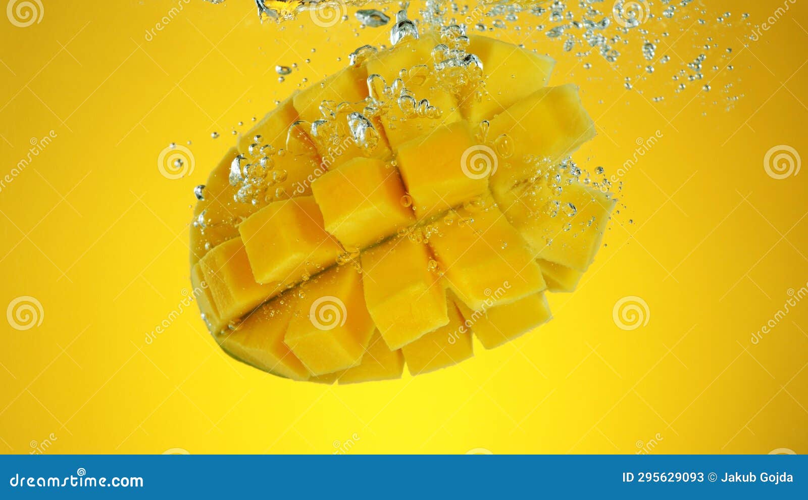 Mango Fruit Falling into Water Stock Image - Image of health, impact ...