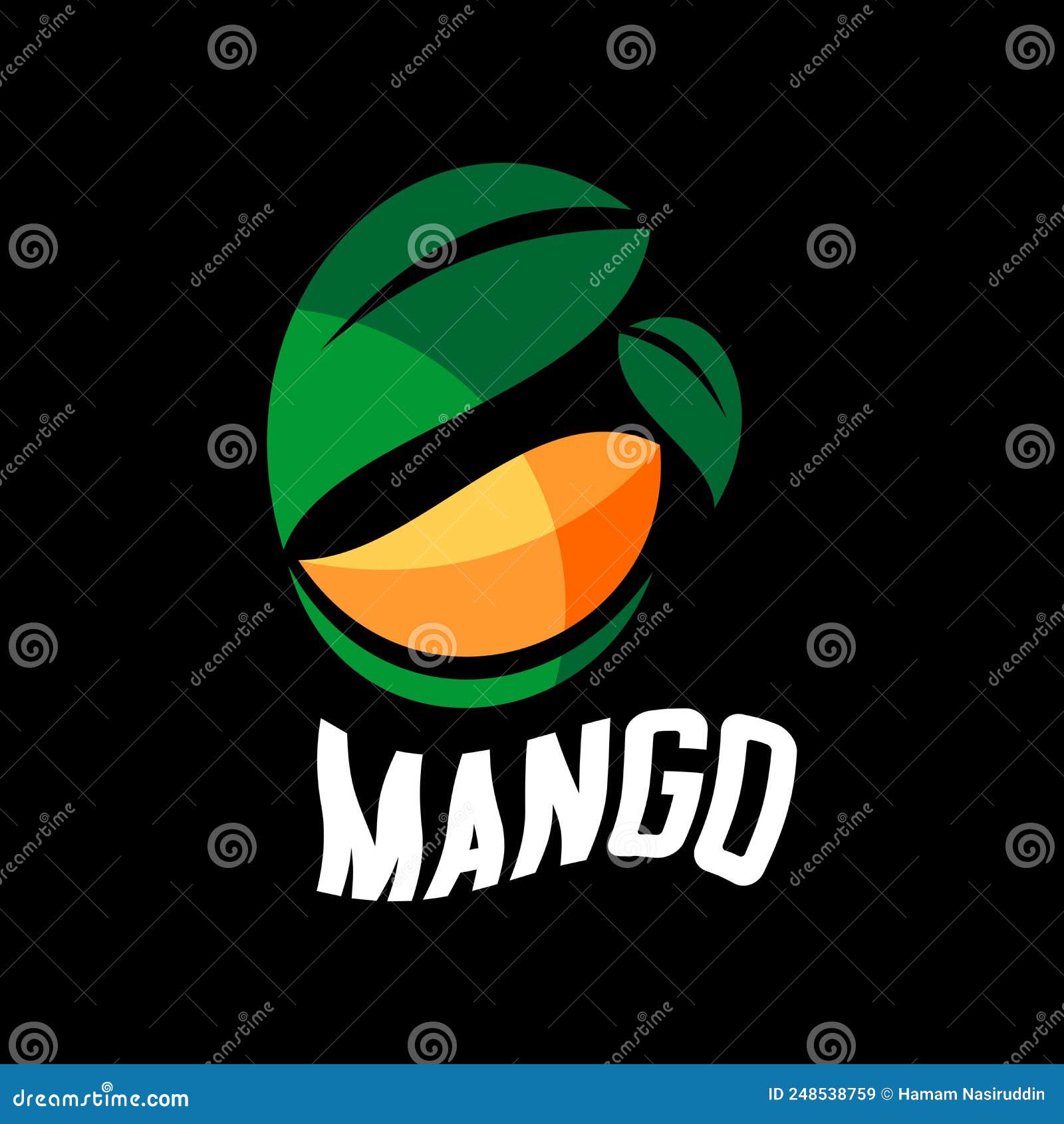 Mangoes vector stock vector. Illustration of healthy - 248538759