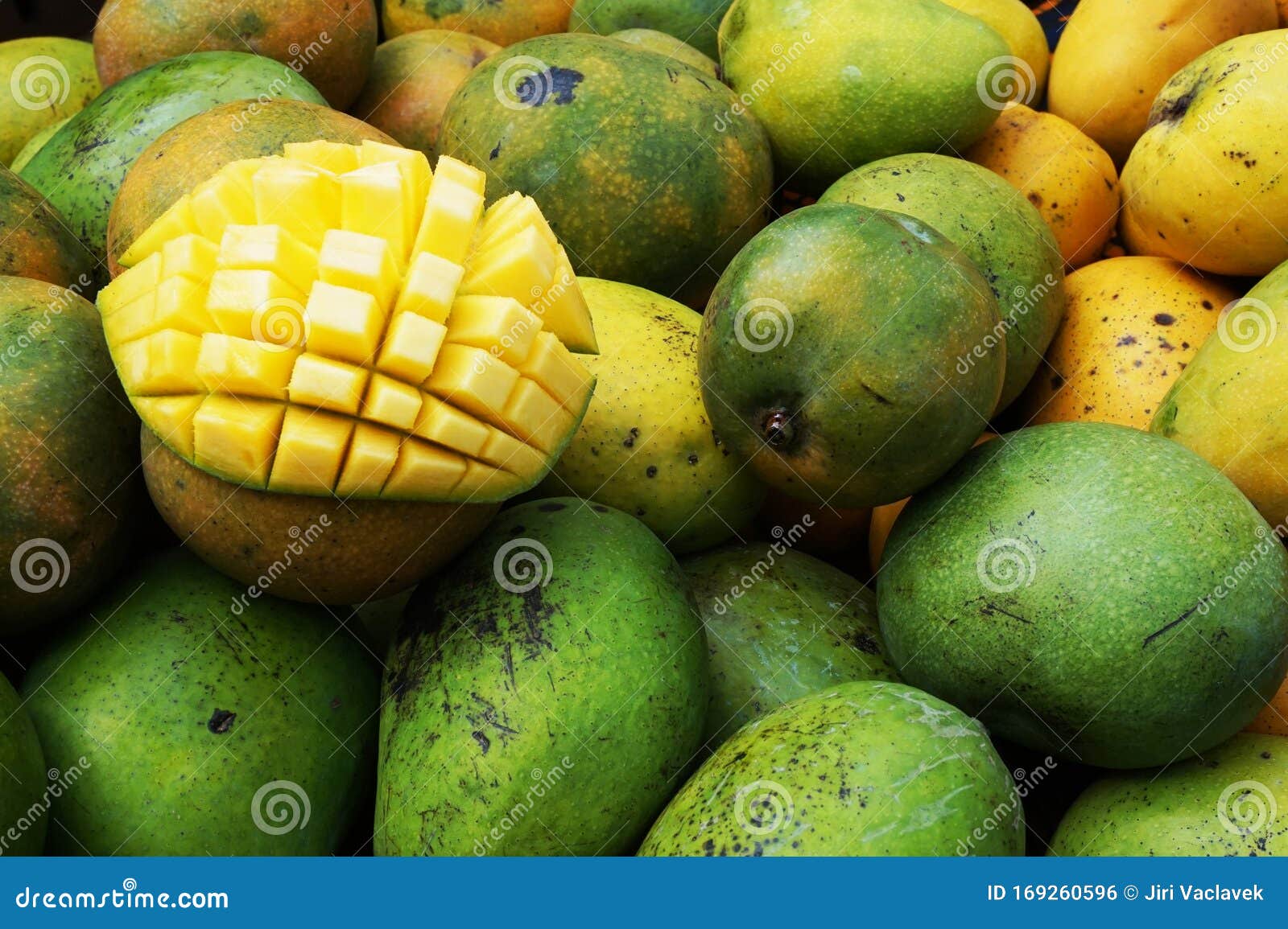 Mango fruit texture stock photo. Image of health, diet - 169260596